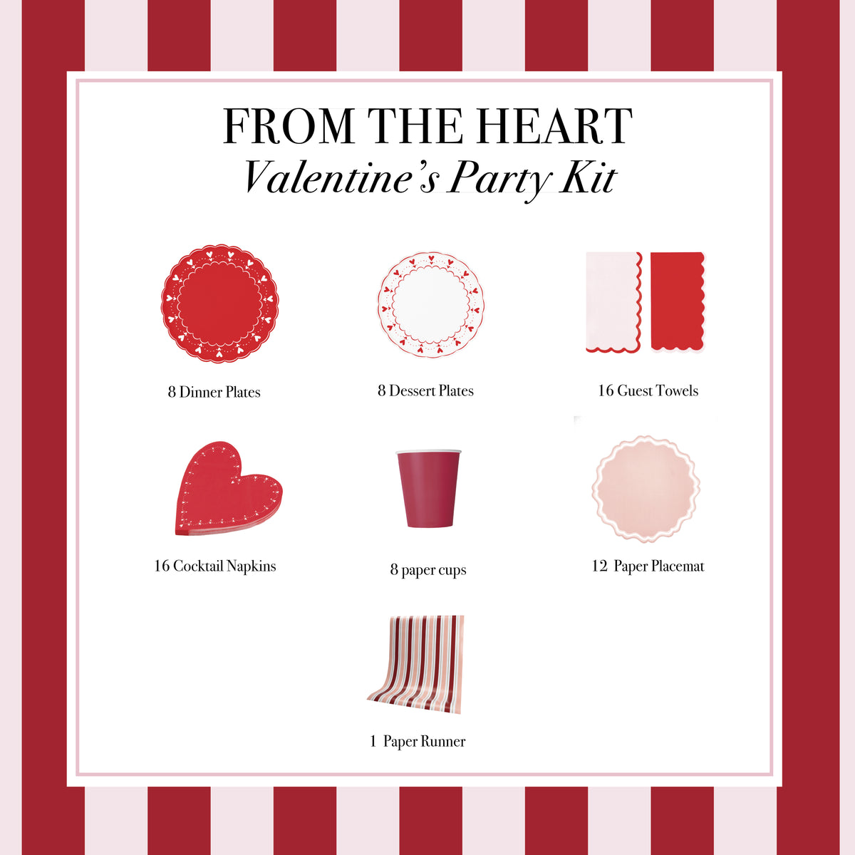 From The Heart Valentine's Party Kit– Gatherings by CP