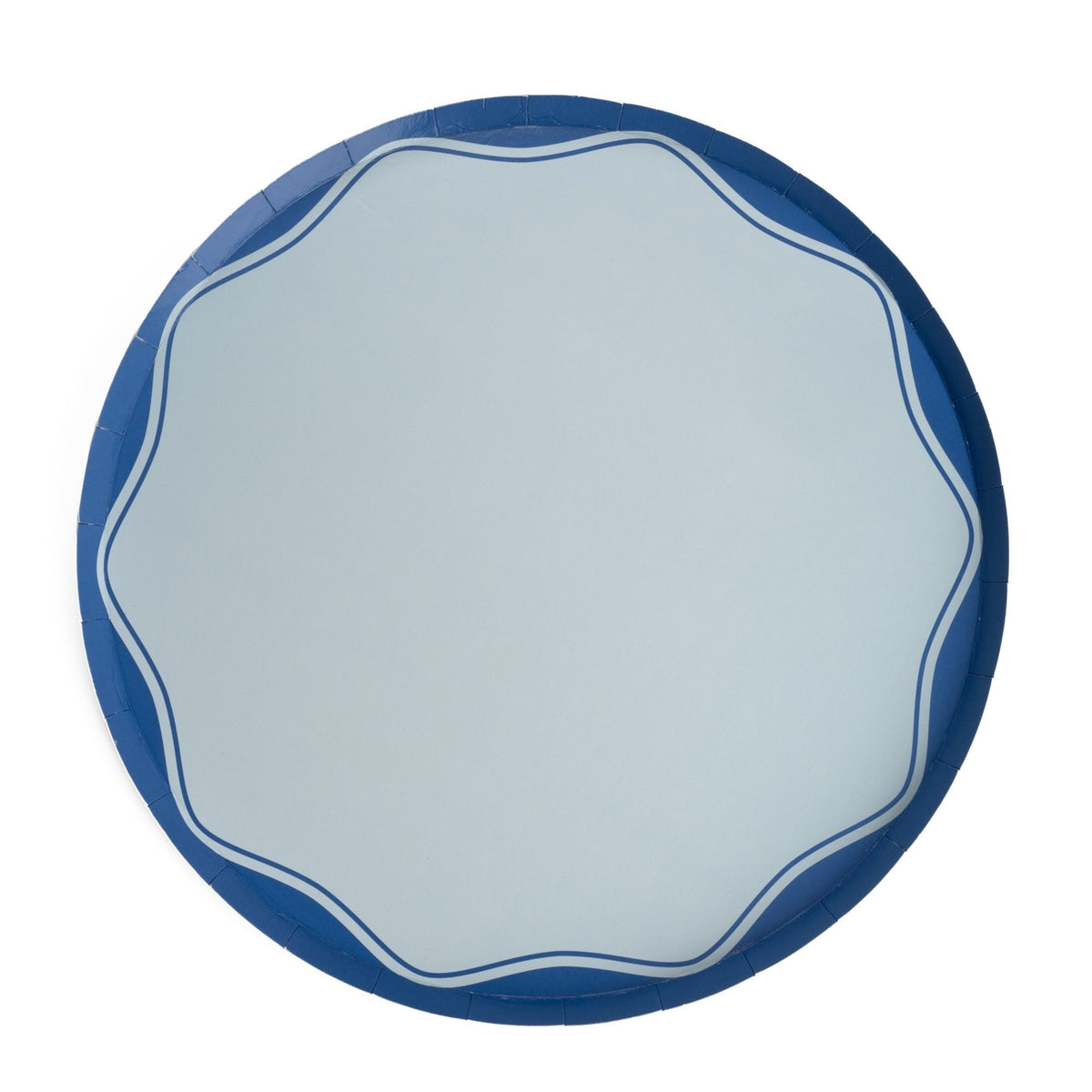 Blue Color Block Dinner Paper Plates– Gatherings by CP