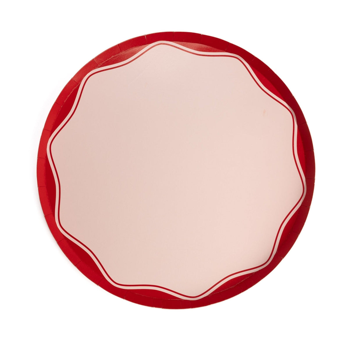 Red Color Block Dinner Paper Plates– Gatherings by CP