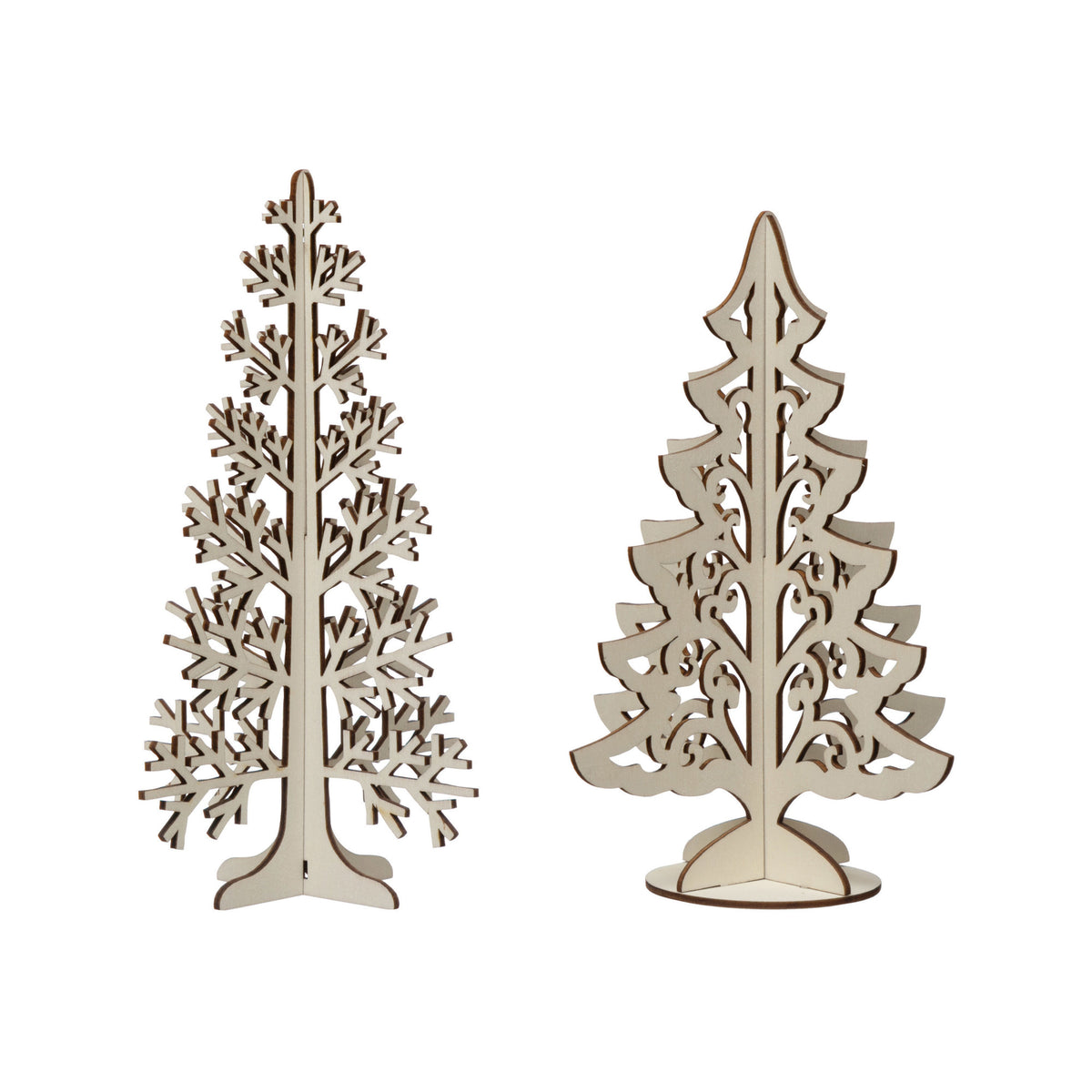 Medium Wood Interlocking Laser Cut Tree– Gatherings by CP