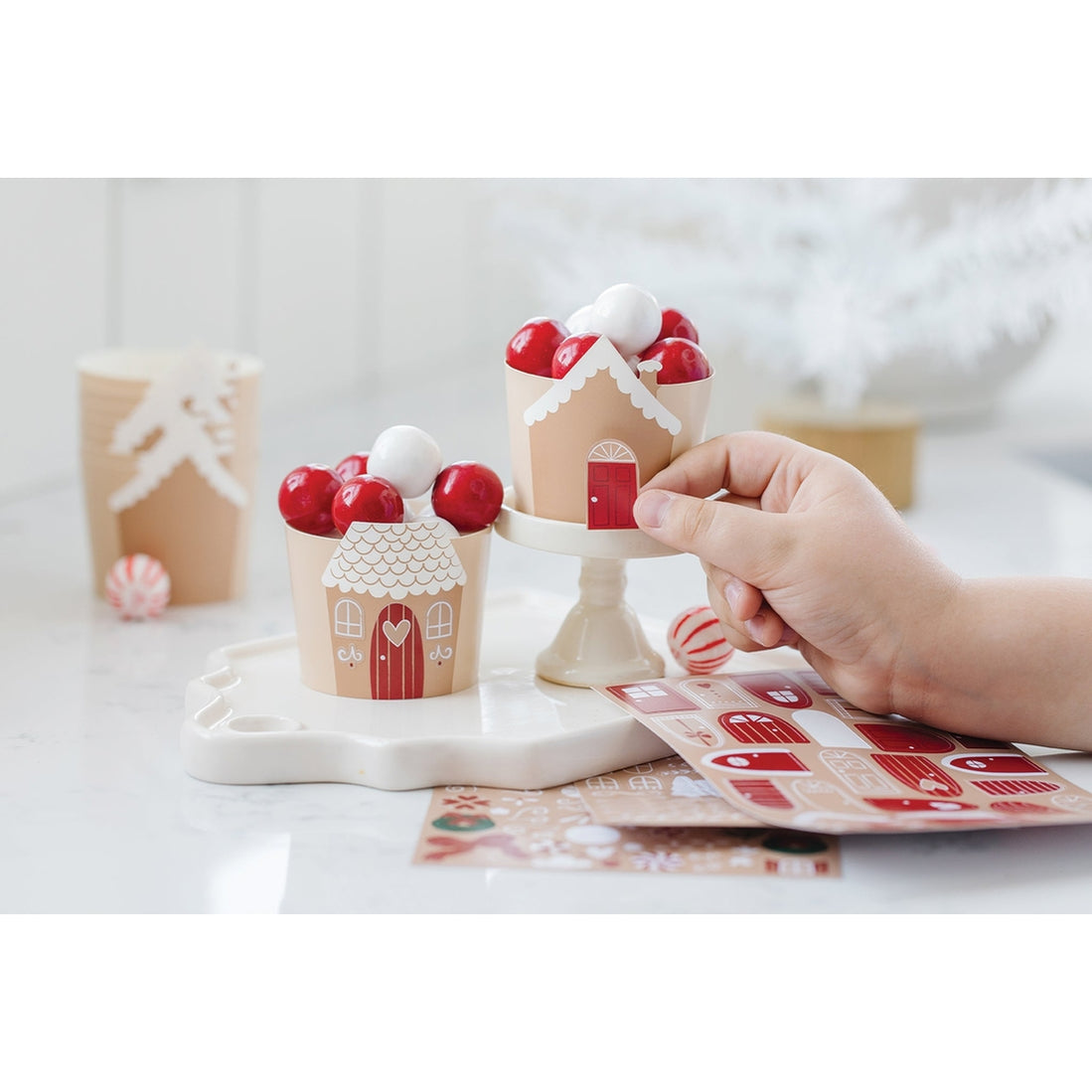 Make Your Own Gingerbread House Food Cups– Gatherings by CP