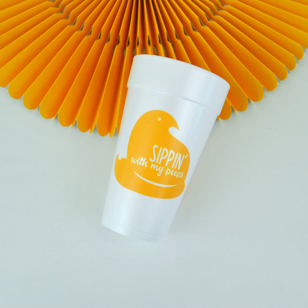 Sippin' with my Peeps 20oz. Foam Cups | 10 pack– Gatherings by CP