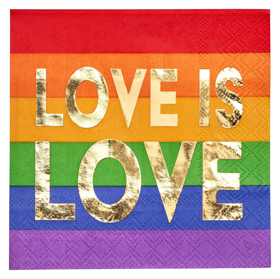 Colorful Pride Beverage Napkins– Gatherings by CP