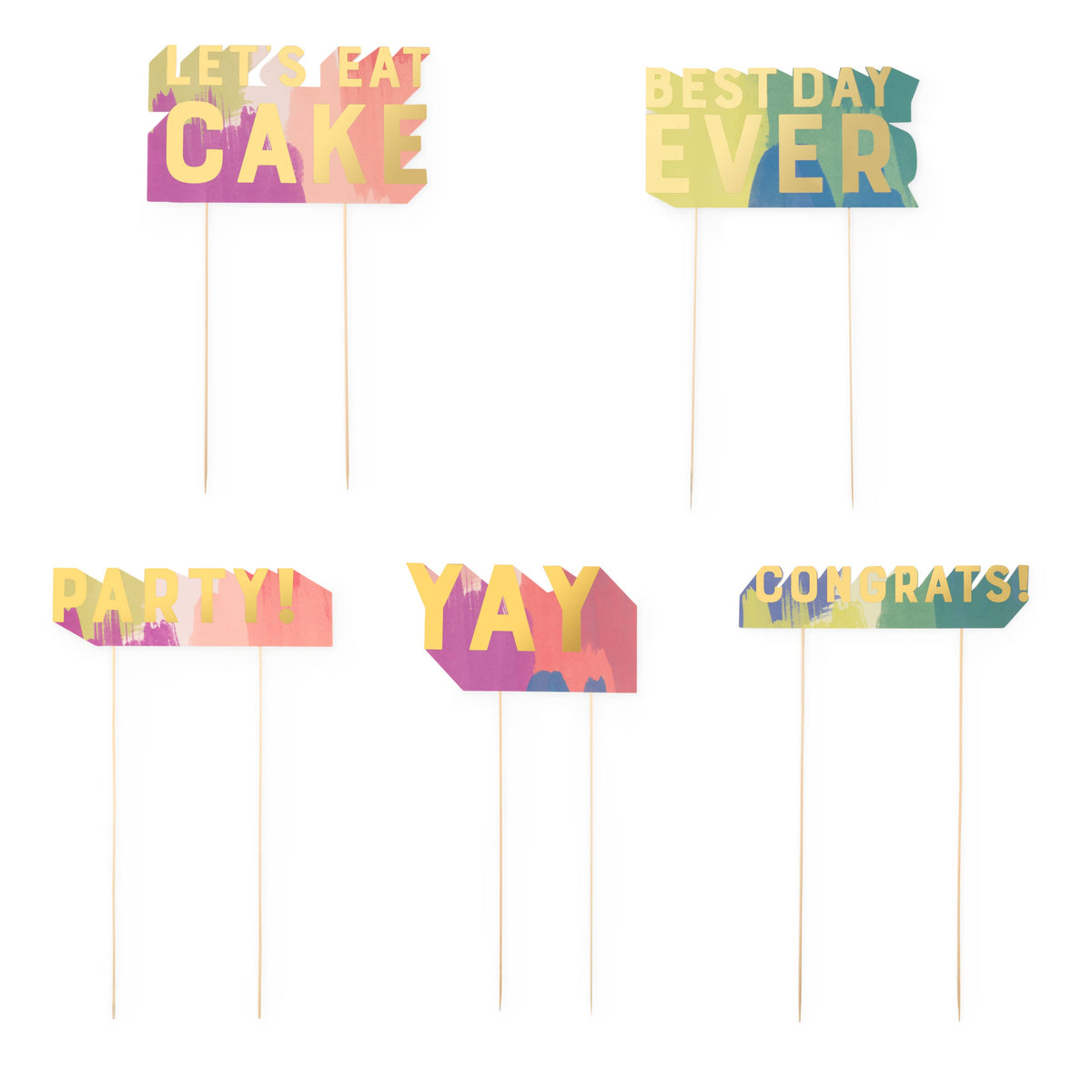 Assorted Paper Cake Toppers– Gatherings by CP