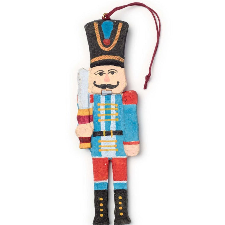 Blue Nutcracker Ornament– Gatherings by CP